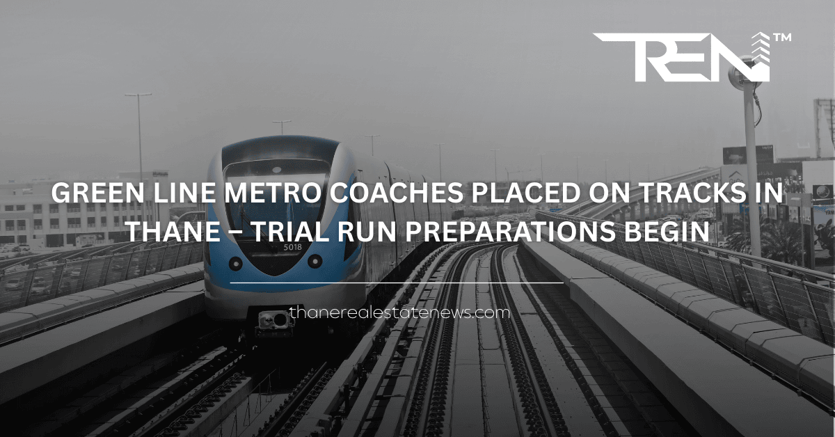Thane Metro Line 4 Trial Run: First Coaches Placed on Tracks